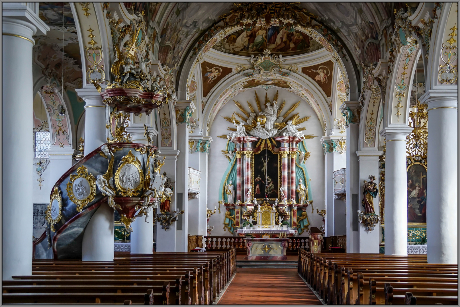 St. Gallus und Ulrich Kißlegg / Baden Württemberg (1) Foto & Bild | architektur, deutschland ...