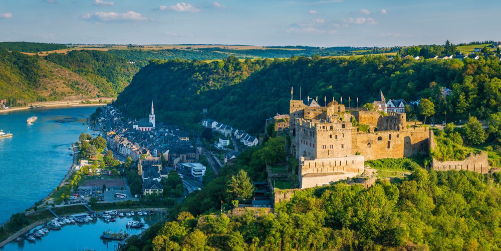 St. Goar mit Festung Rheinfels (12.2) Foto & Bild | weltkulturerbe ...