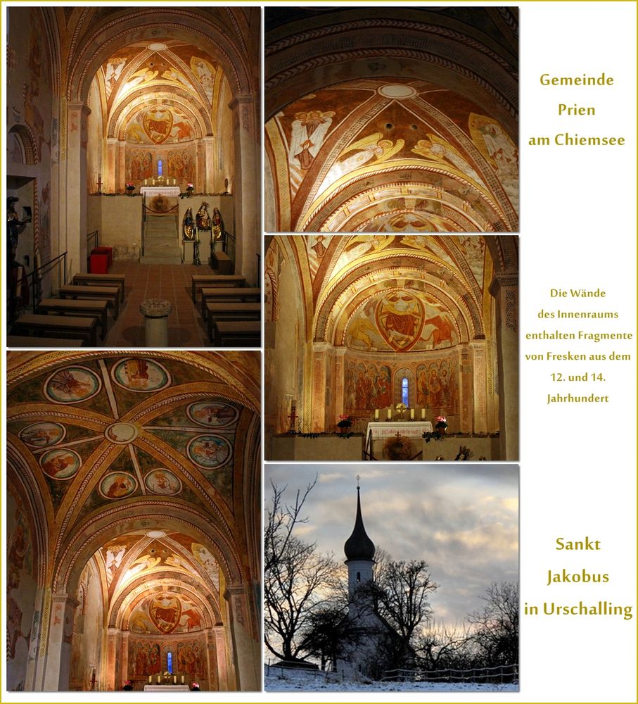 St.-Jakobus-Kirche in Urschalling Foto & Bild | architektur, sakralbauten, innenansichten ...