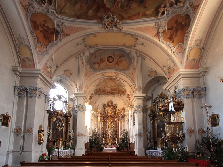 St. Johann Baptist - Inning am Ammersee Foto & Bild | architektur, sakralbauten, innenansichten ...