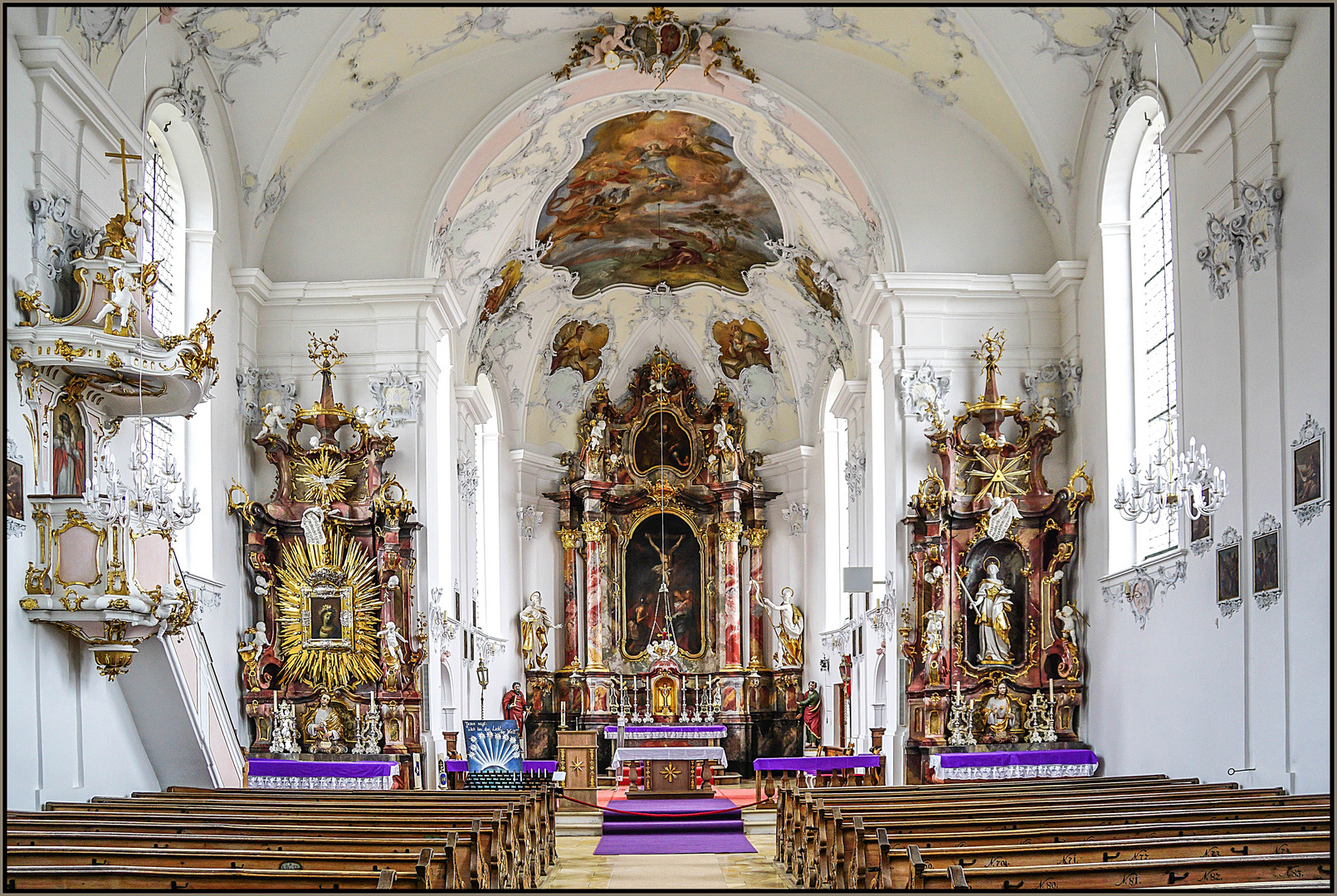 St. Johannes Baptist, Wessobrunn (1) Foto & Bild | architektur, motive, sakralbauten Bilder auf ...