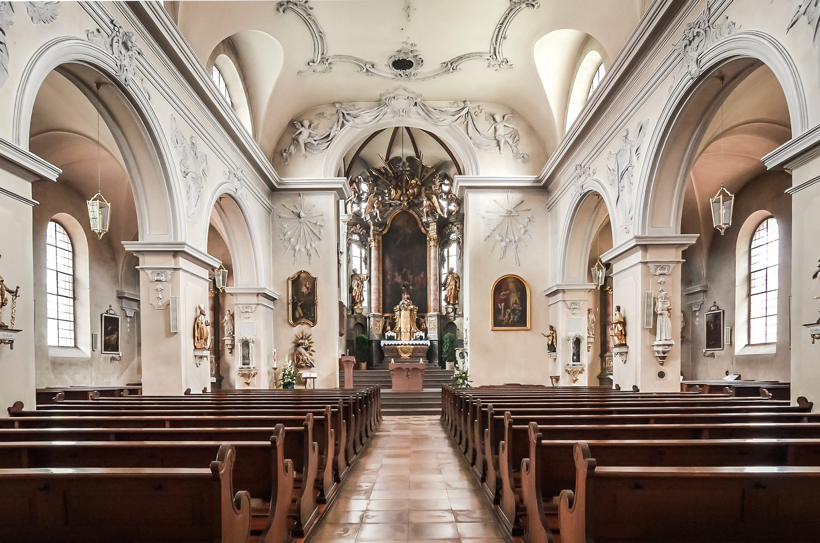 St. Laurentius Kirche in Marktheidenfeld Foto & Bild | architektur, sakralbauten, innenansichten ...