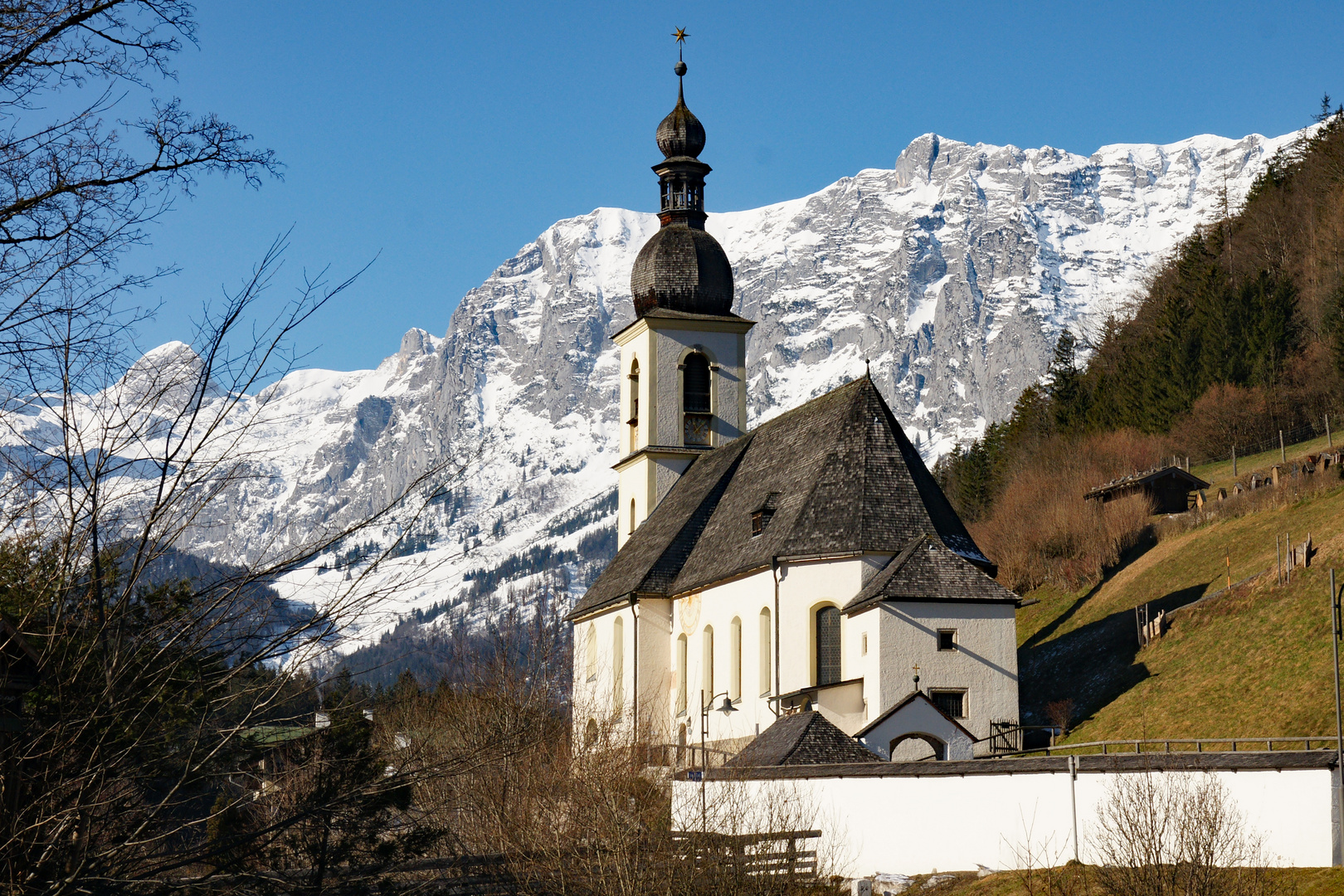 St. Sebastian in Ramsau bei Berchtesgaden Foto & Bild | architektur ...