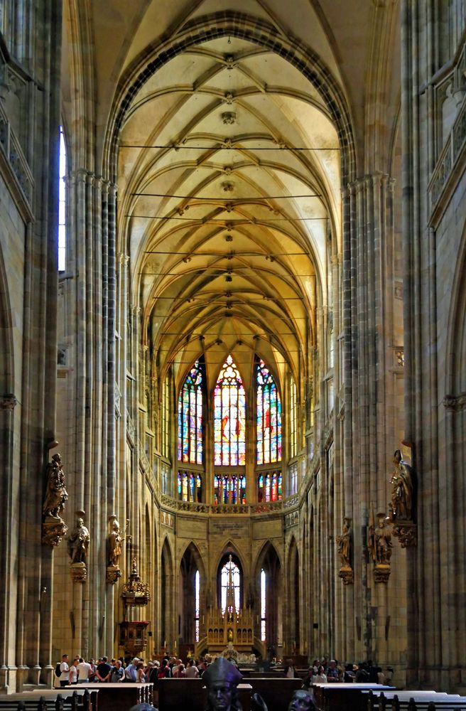 St. - Veits - Dom als Teil der Burg ... Foto & Bild | world, prag, dom Bilder auf fotocommunity