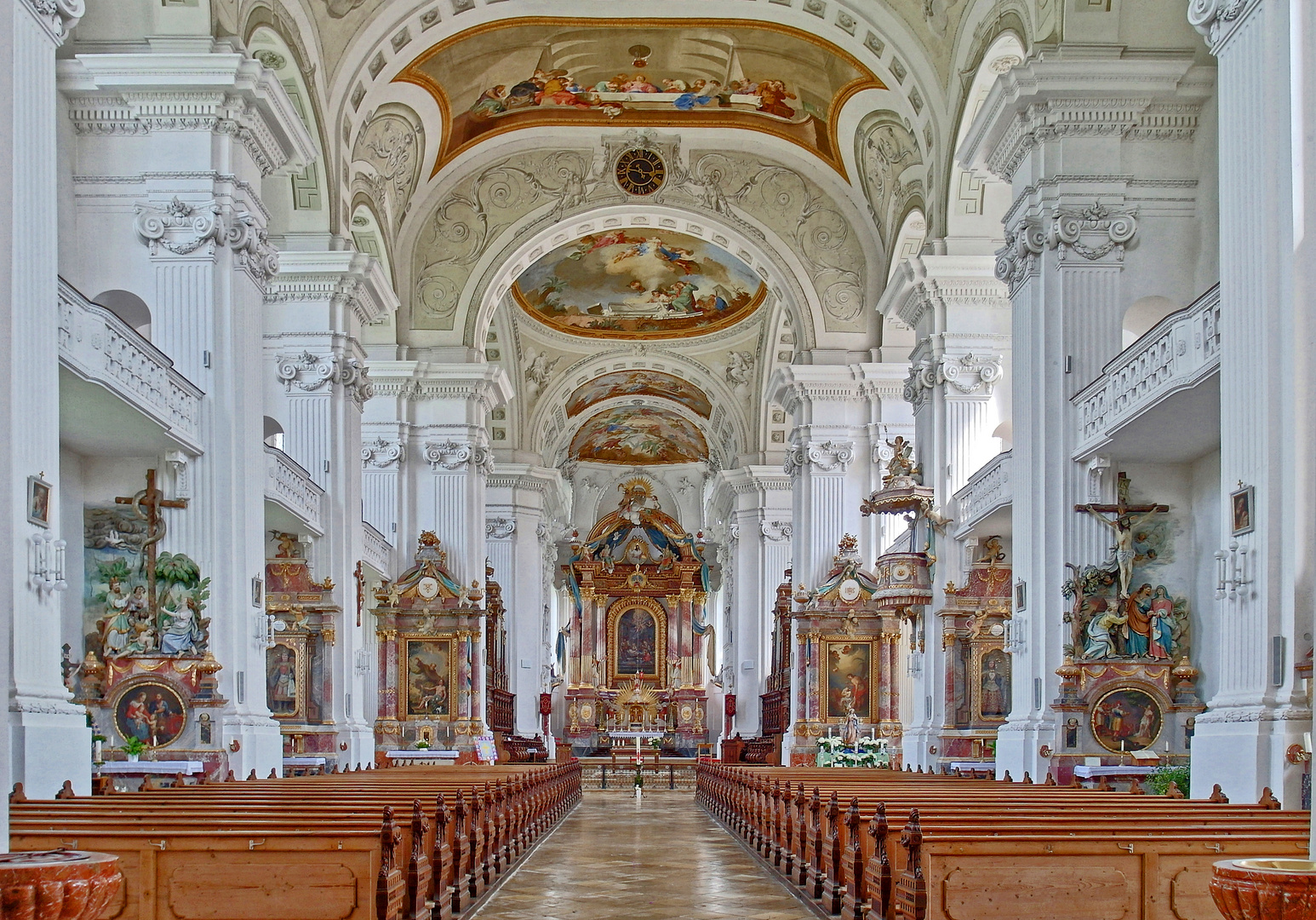 St. Verena Rot an der Rot Foto & Bild | world, kloster, kirchen Bilder ...