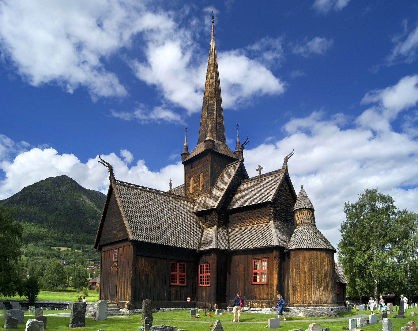Stabkirche Lom Foto & Bild | europe, scandinavia, norway Bilder auf ...