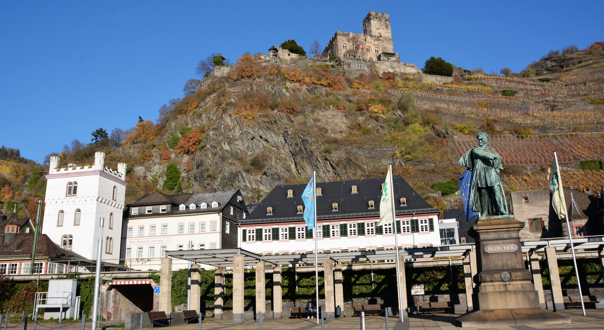 Stadt Kaub, am Rhein Foto & Bild | architektur, deutschland, europe ...