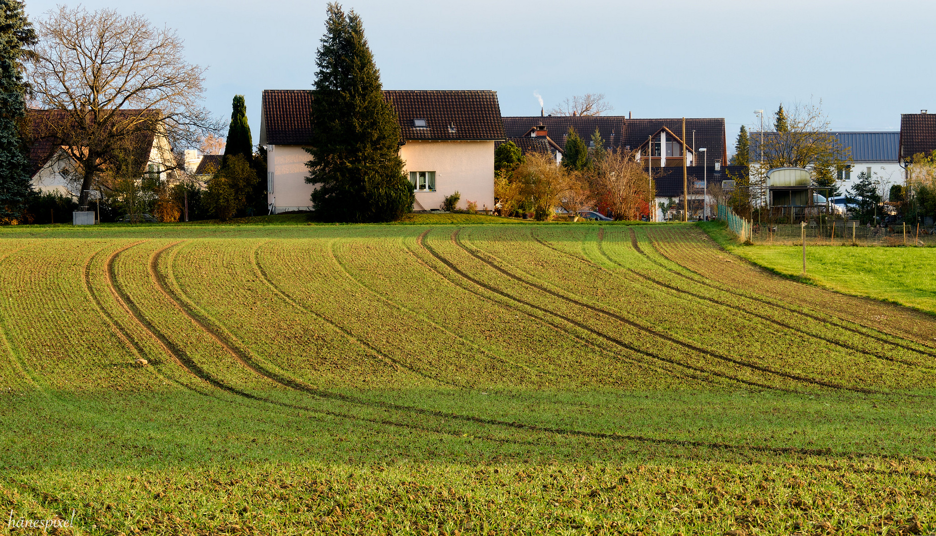 Stadtrand Foto & Bild | feld, natur, haus Bilder auf fotocommunity