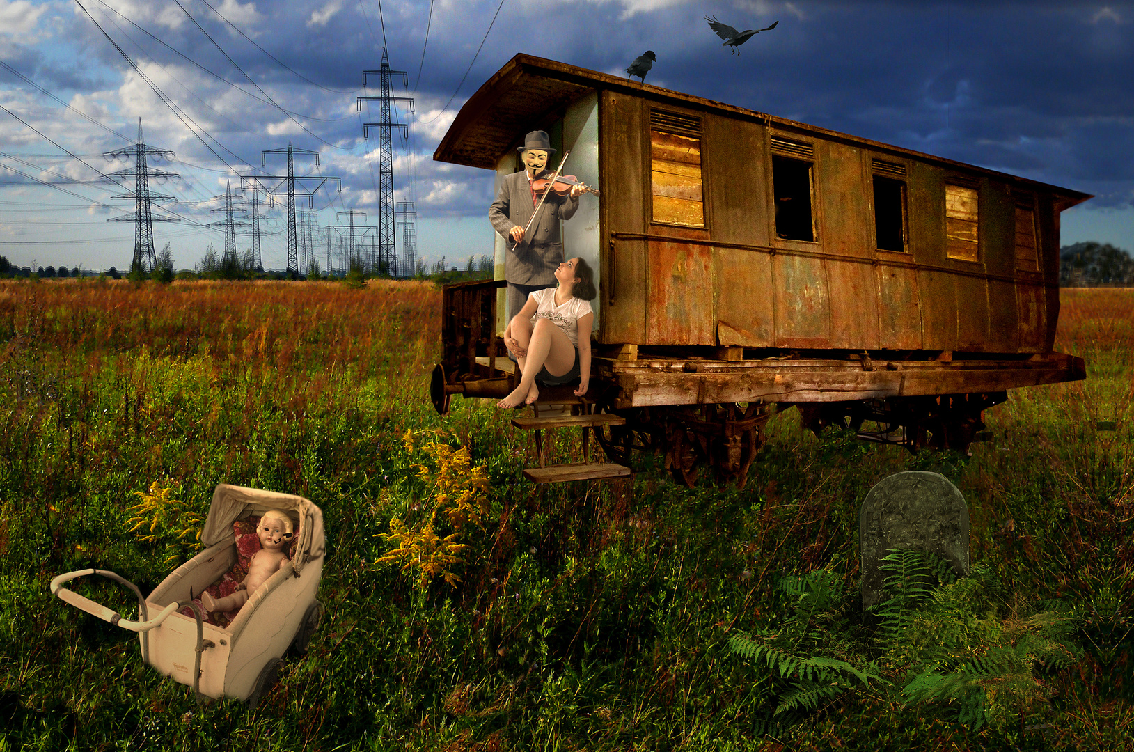 Ständchen Foto & Bild | fotomontage, fantasy mystery, frau Bilder auf fotocommunity