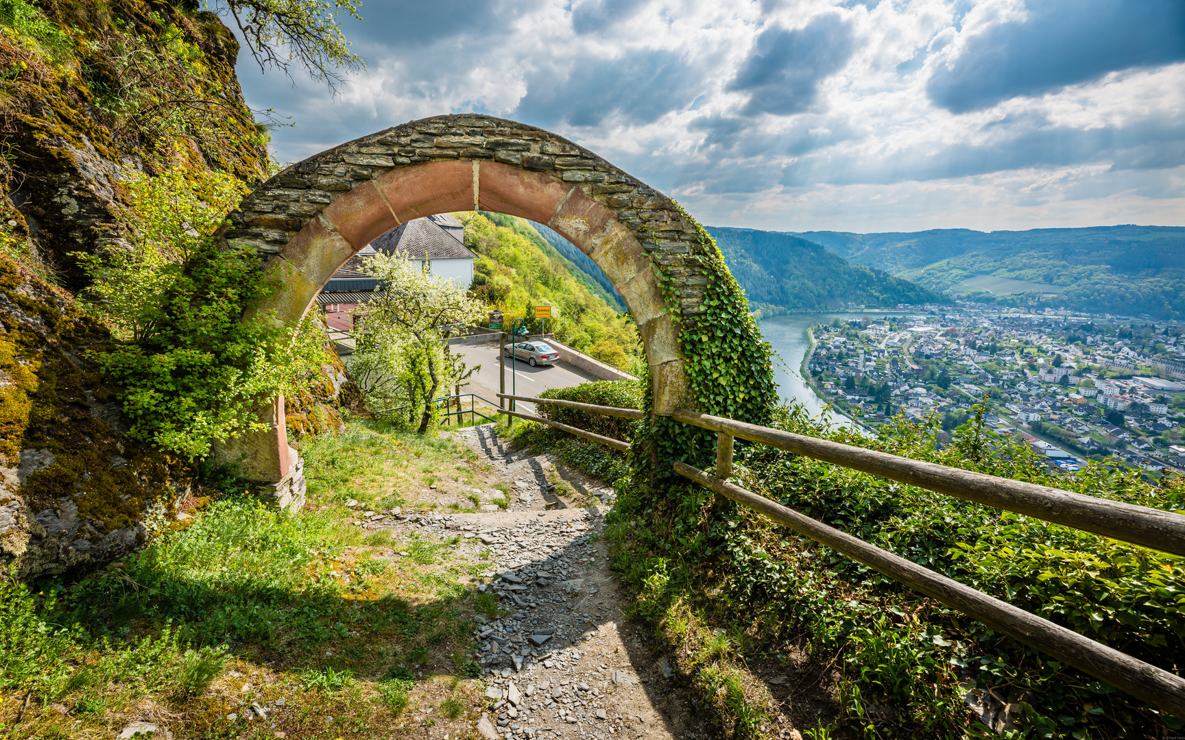 Starkenburg-Torbogen 40 Foto & Bild | burg, ruine, eingang Bilder auf ...
