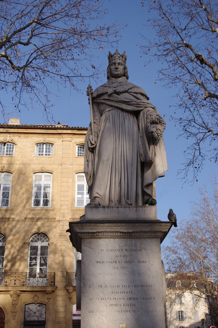 Statue du Roi René, Aix en Provence ..... photo et image | europe ...
