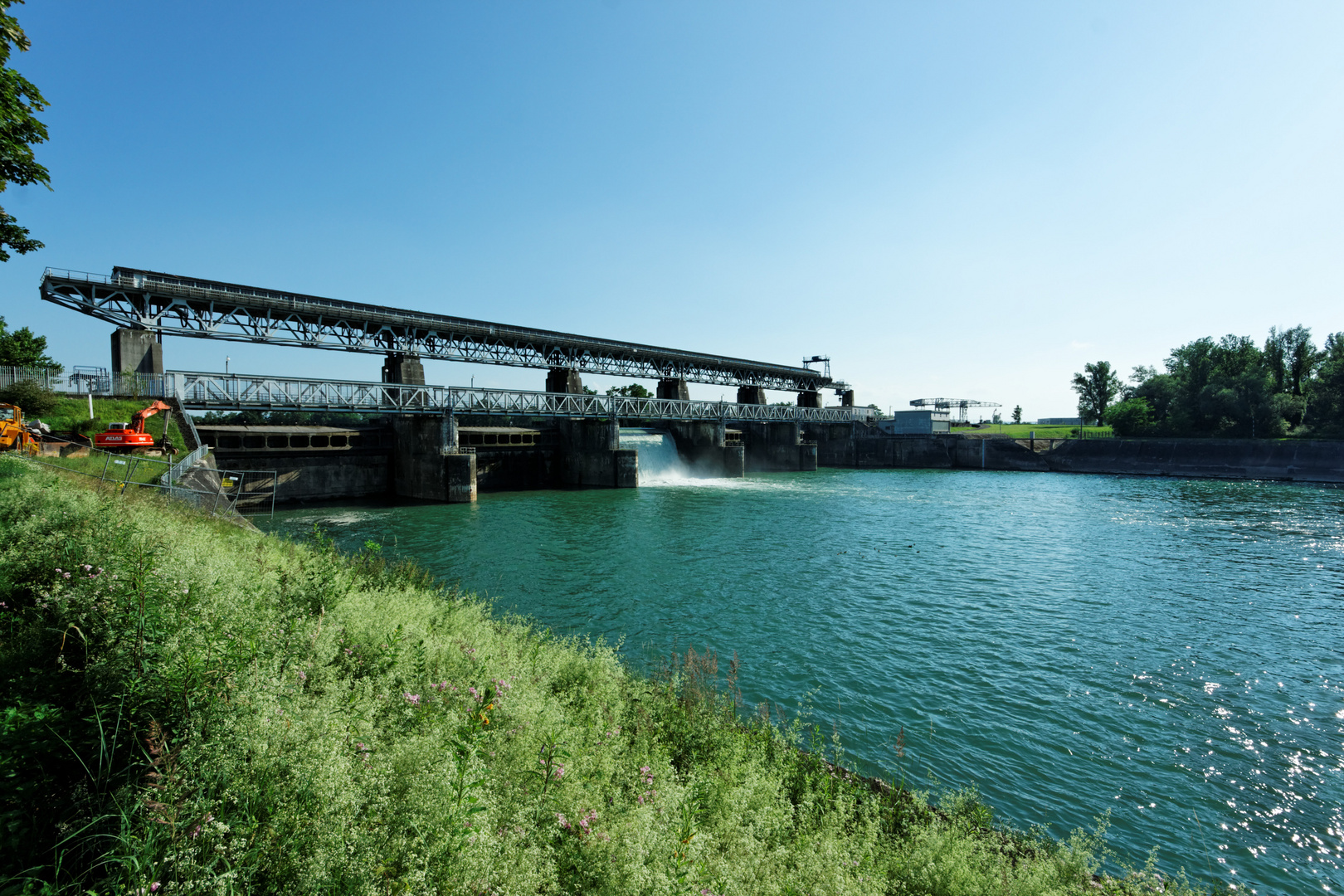Stauwehr bei Weil am Rhein/Märkt Foto & Bild | architektur, talsperren ...