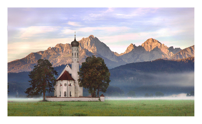 St.Coloman-Kirche bei Schwangau Foto & Bild | landschaft, lebensräume ...