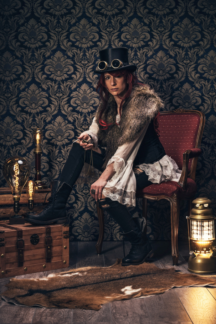 Steampunk Portrait Foto & Bild | people, studio, indoor Bilder auf ...