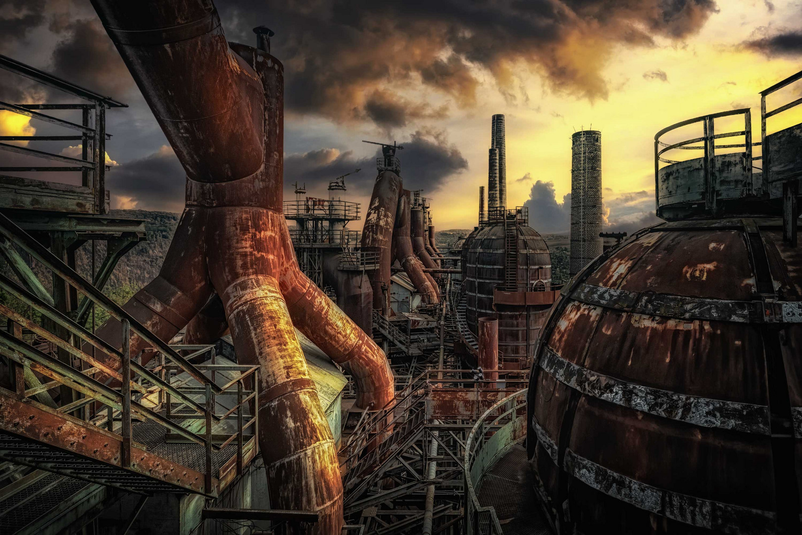 Steel town Foto & Bild | architektur, industrie und technik, industrie ...