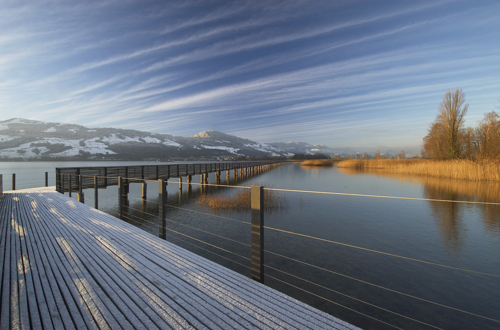 Steg bei Hurden Rapperswil Foto & Bild | architektur, straßen & brücken ...