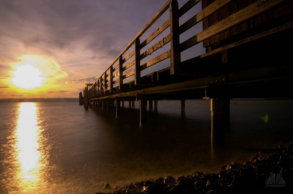 Steg Foto & Bild | landschaft, sonnenuntergänge, schiffe und seewege ...