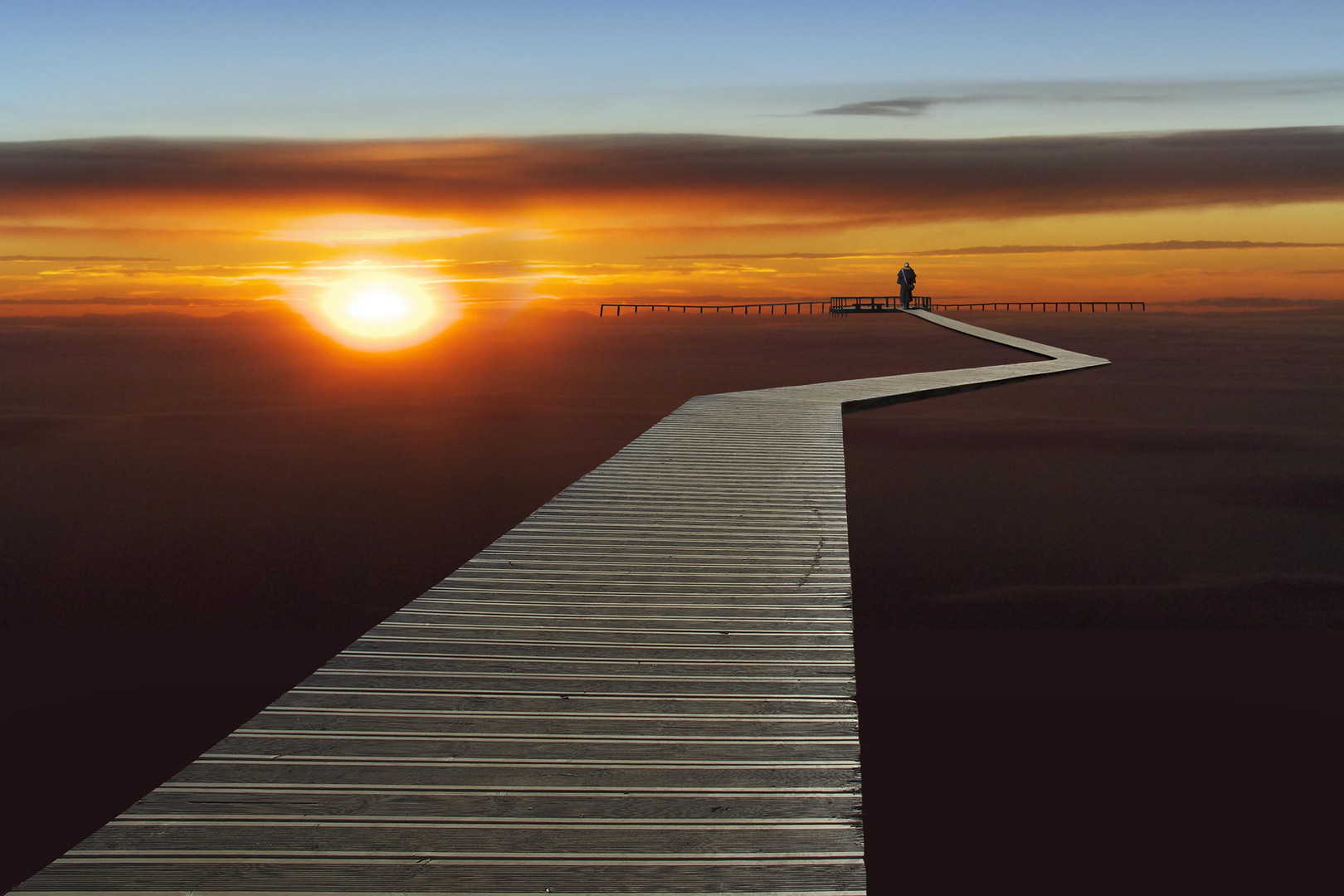 Steg II Foto & Bild | fotomontage, landschaften, composing Bilder auf fotocommunity
