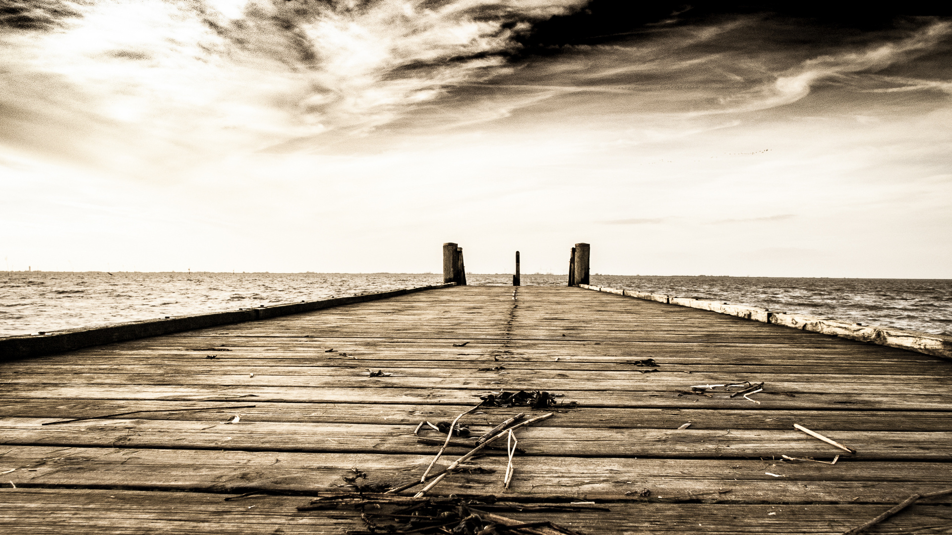 Steg ins Meer Foto & Bild | world, alt, wolken Bilder auf fotocommunity