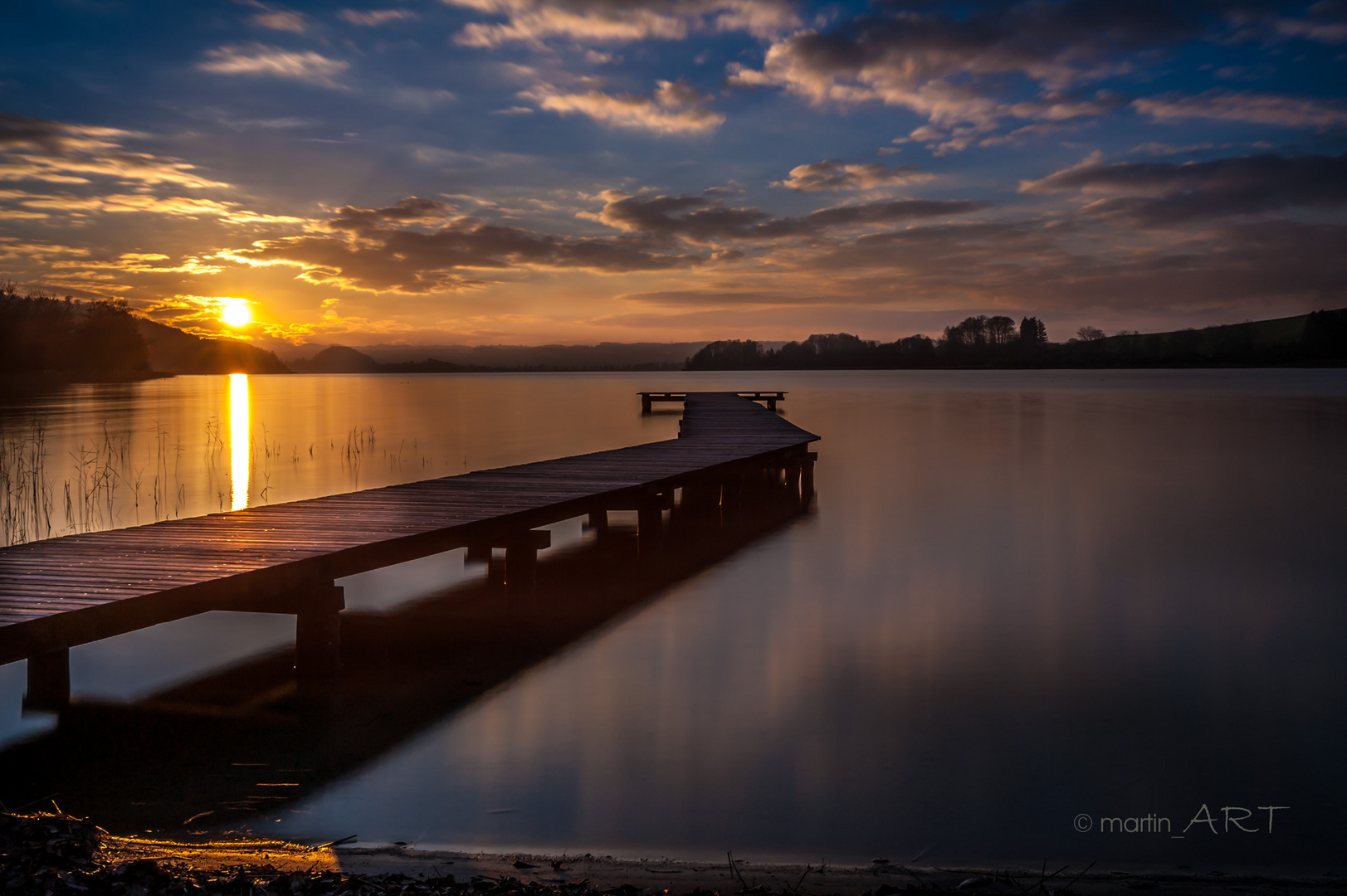 Steg mit Knick Foto & Bild | landschaft, bach, fluss & see, see, teich ...
