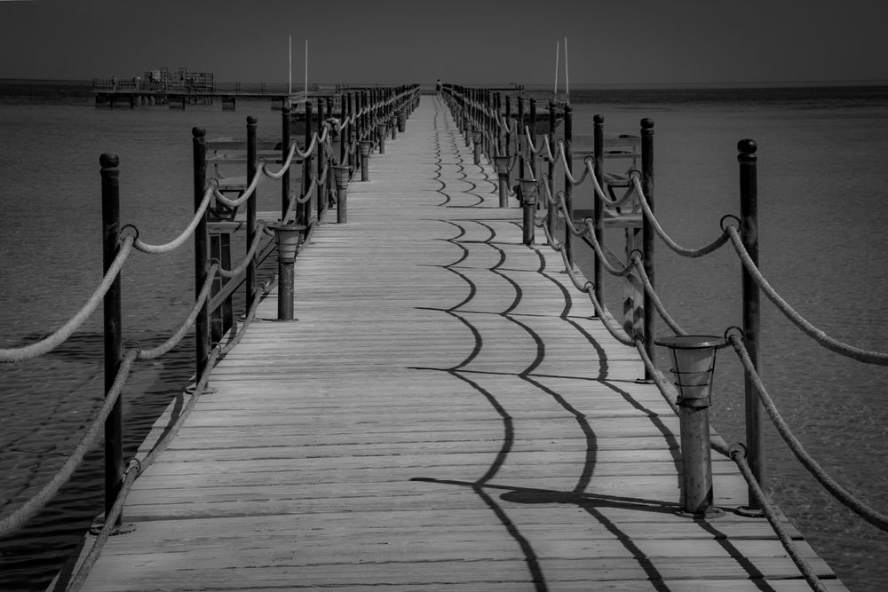 Steg SW#1 Foto & Bild | meer, steg, natur Bilder auf fotocommunity