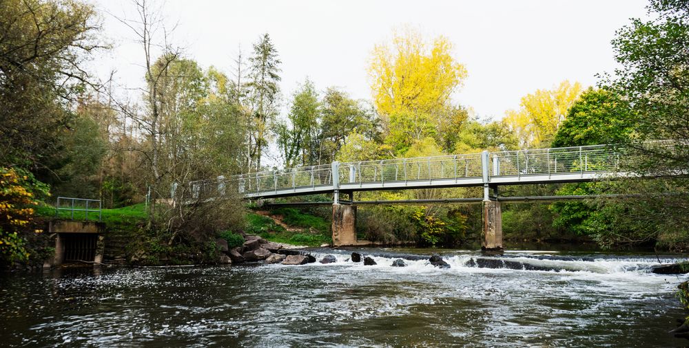 Steg über die Prims Foto & Bild | landschaft, bach, fluss & see, flüsse ...