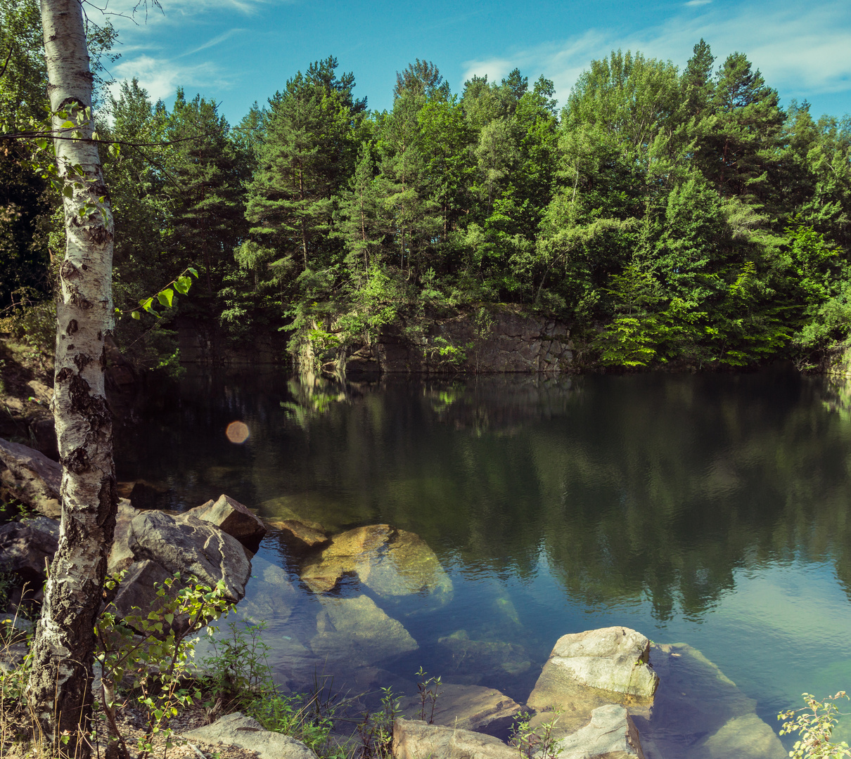 Steinbruch Foto & Bild | natur, deutschland, sachsen Bilder auf ...