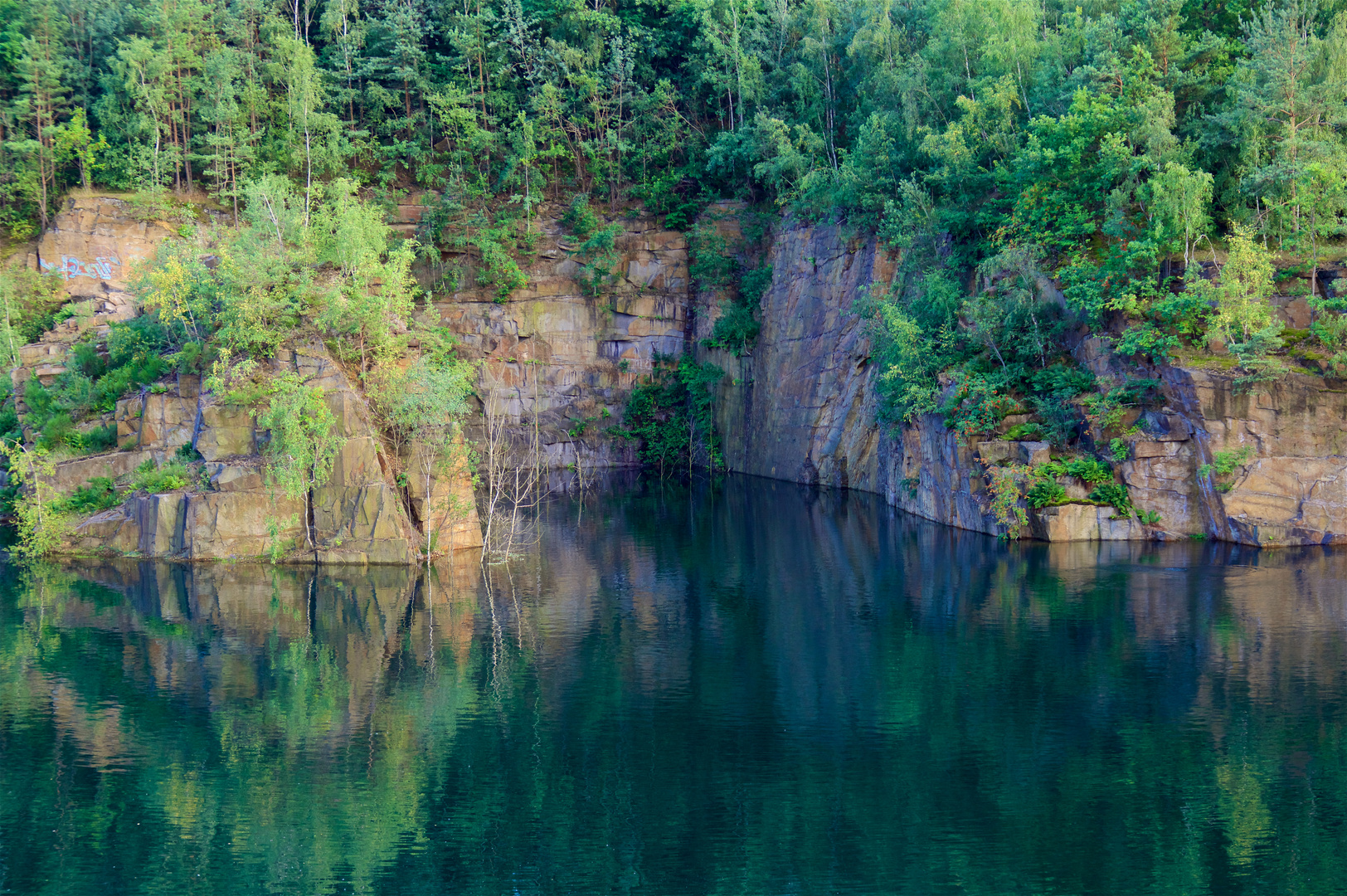 Steinbruch Horka Foto & Bild | impressions, wasser, natur Bilder auf ...