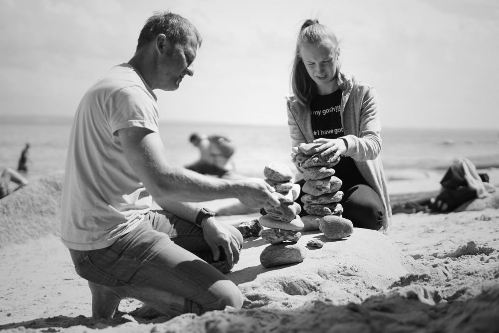 Steine Stapeln Foto & Bild | urlaub, ostsee, natur Bilder auf fotocommunity