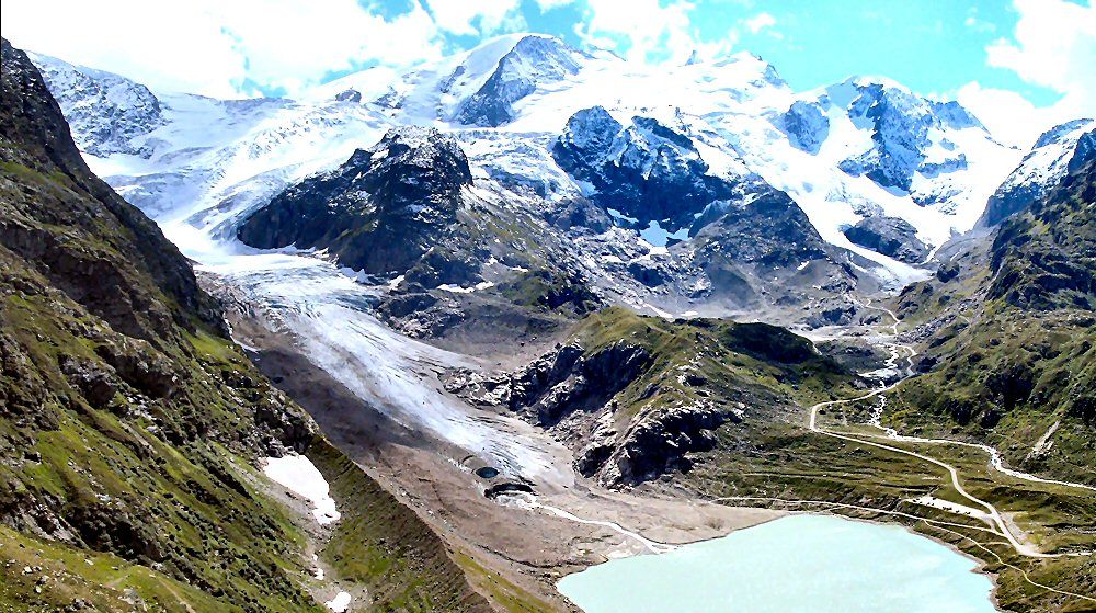 Steingletscher Foto & Bild | landschaft, gletscher, berge Bilder auf ...
