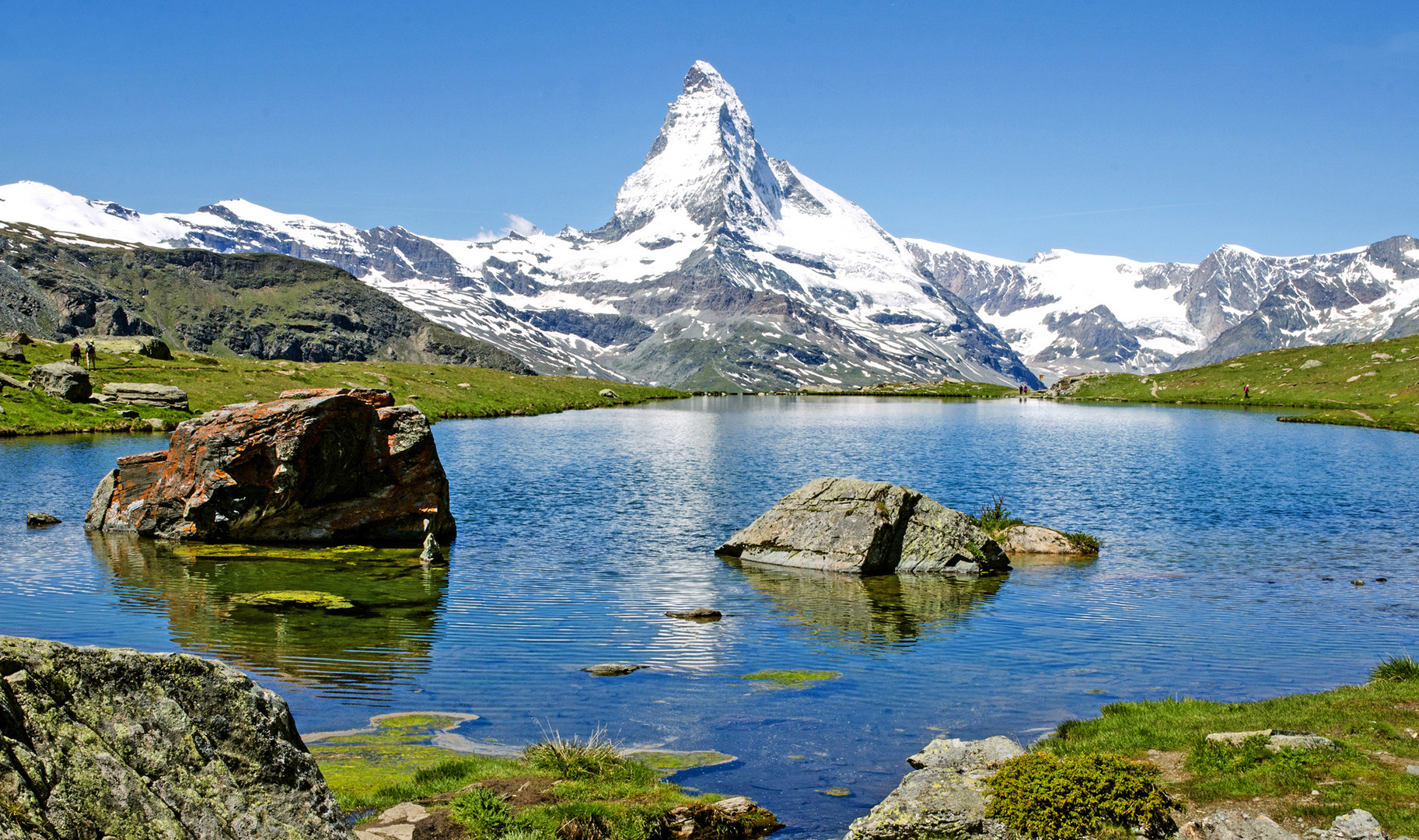 Stellisee Blauherd Wallis Foto & Bild | landschaft, berge, gipfel und ...