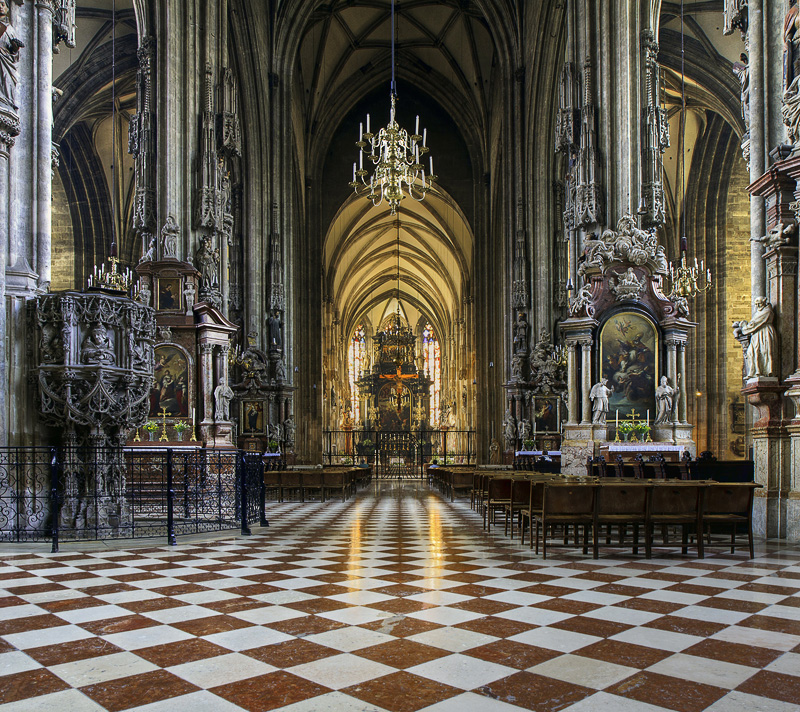 Stephansdom in Wien Foto & Bild | architektur, sakralbauten, innenansichten kirchen Bilder auf ...