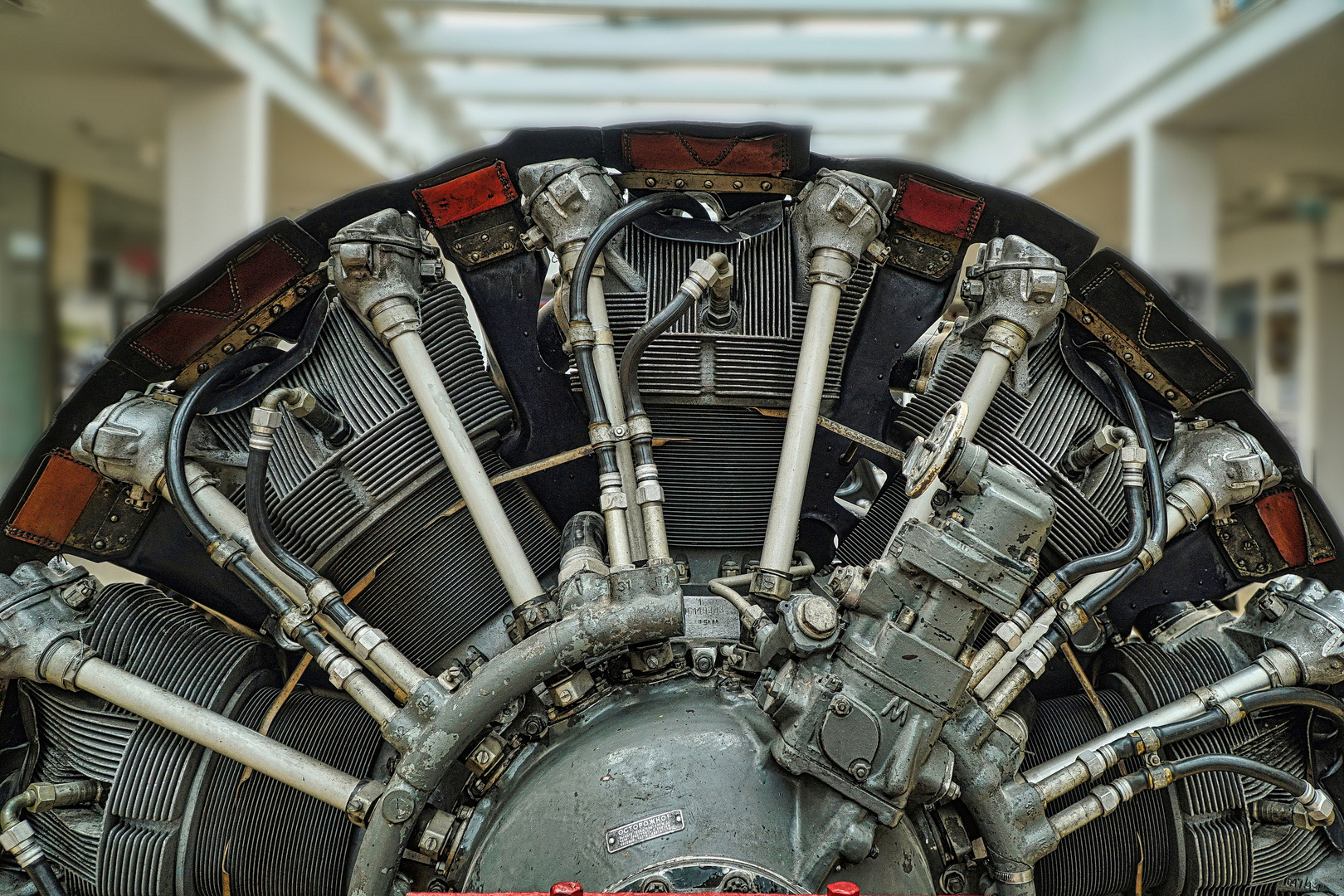 Sternmotor Foto & Bild | industrie und technik, technik-details ...