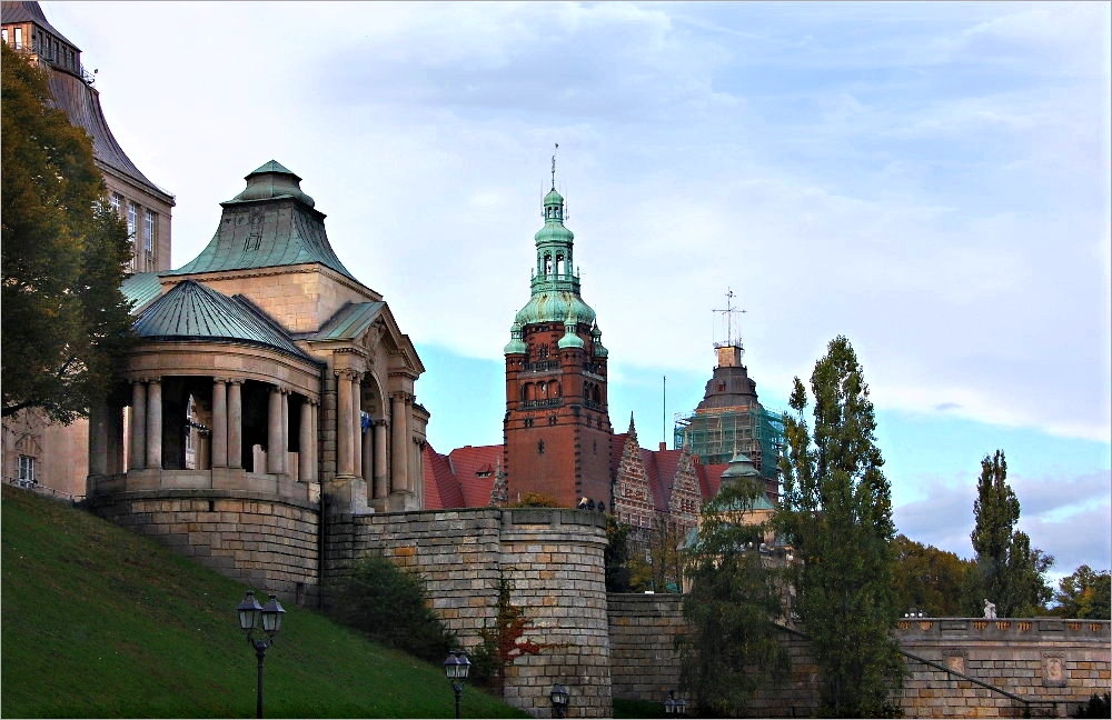 Stettin - Blick auf die Hakenterrasse Foto & Bild | europe, poland ...