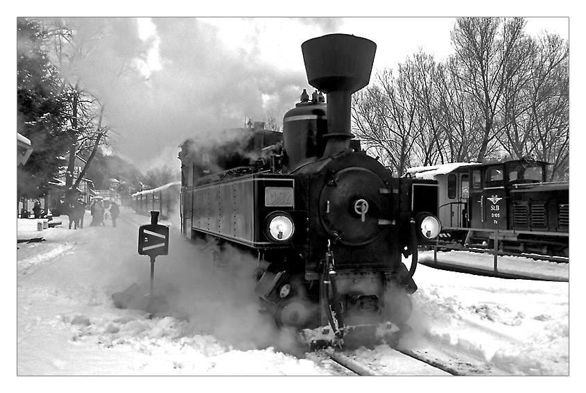Steyrtalbahn im Bahnhof Grünburg Foto & Bild | historische eisenbahnen ...