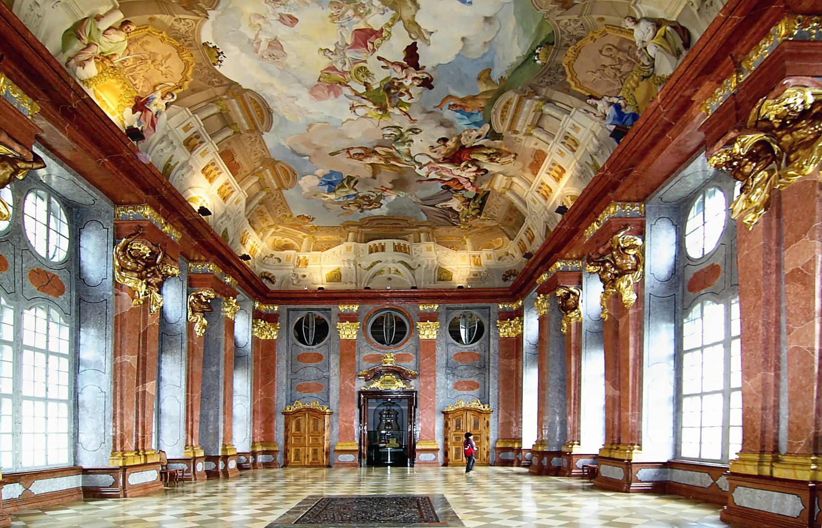 Stift Melk, Marmorsaal Foto & Bild | architektur, sakralbauten, klöster ...