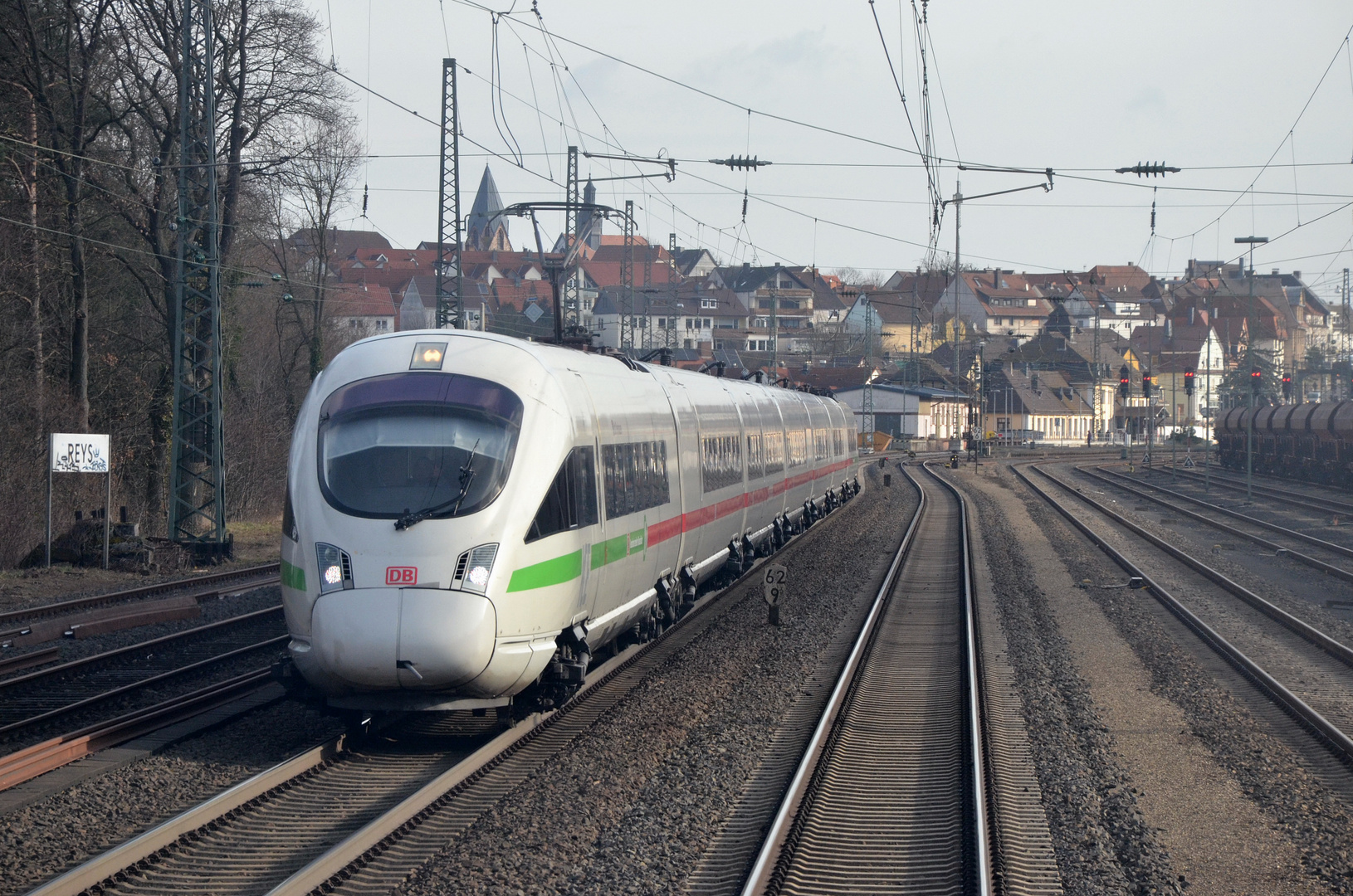 Stilbruch in Treysa Foto & Bild | bahnhof, bahn, oberleitung Bilder auf ...