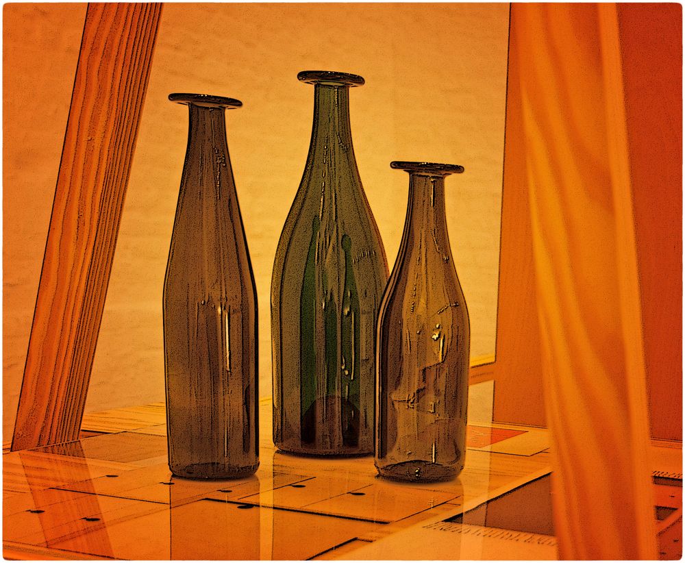 Stillleben mit Flaschen Foto & Bild | stillleben, kunstfotografie & kultur, projekte Bilder auf ...