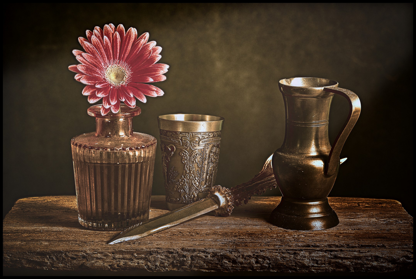 Stillleben mit Gerbera Foto & Bild | stillleben, sonstiges, naturkunst ...