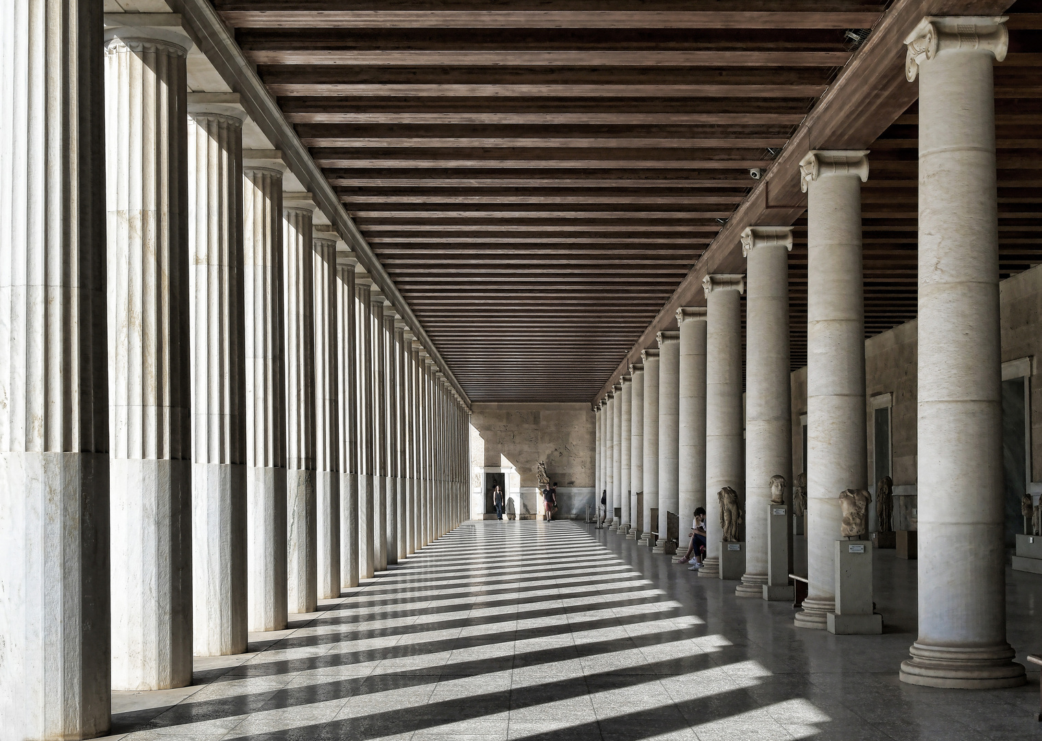 Stoa des Attalos Foto & Bild | architektur, europe, greece Bilder auf ...