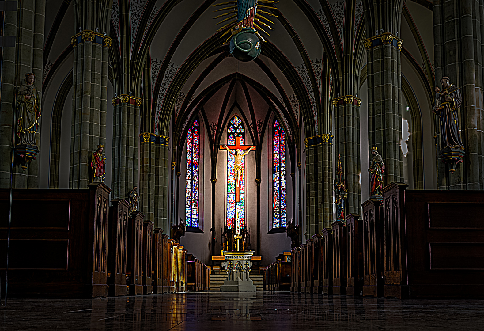 St.Pankratius_Warstein Foto & Bild | architektur, sakralbauten, innenansichten kirchen Bilder ...