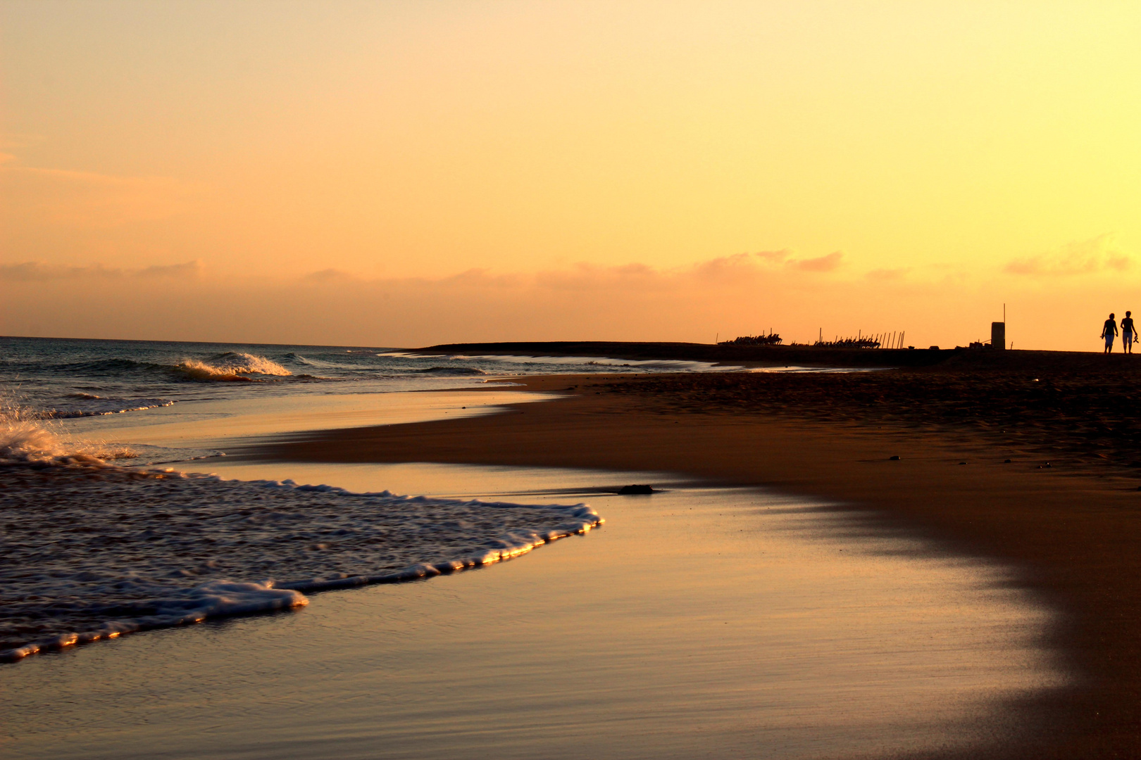 Strand Fuerteventura am Abend Foto & Bild | natur-kreativ, tiere ...