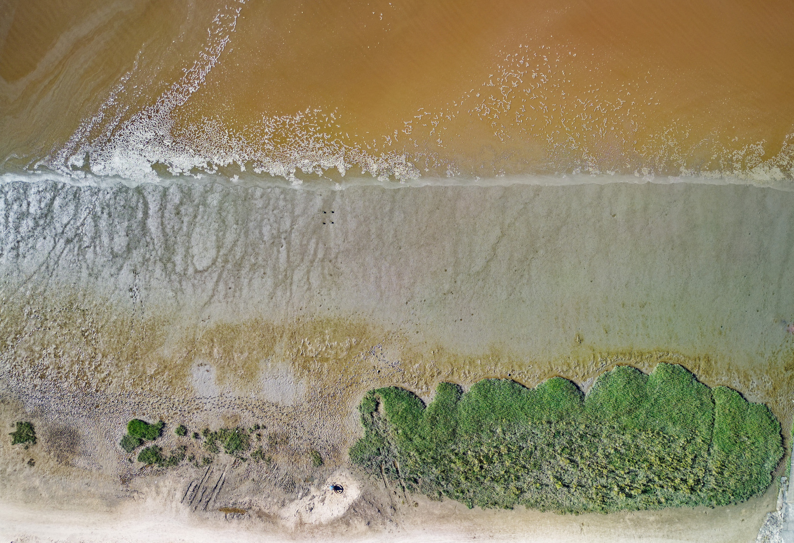 Strand von oben, Dangast/Deutschland Foto & Bild | landschaft, meer ...