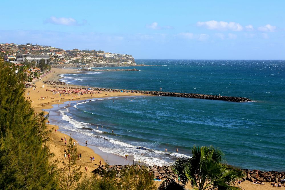 Strand von San Agustin, Gran Canaria Foto & Bild | europe, canary ...
