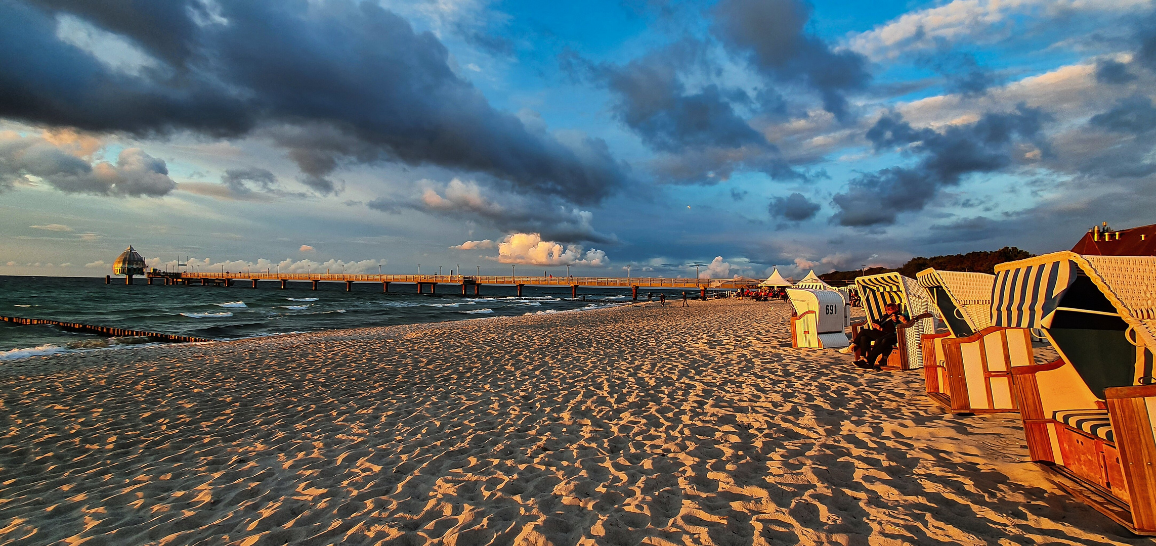 Strand Zingst Seebrücke Foto & Bild | deutschland, europe, mecklenburg ...