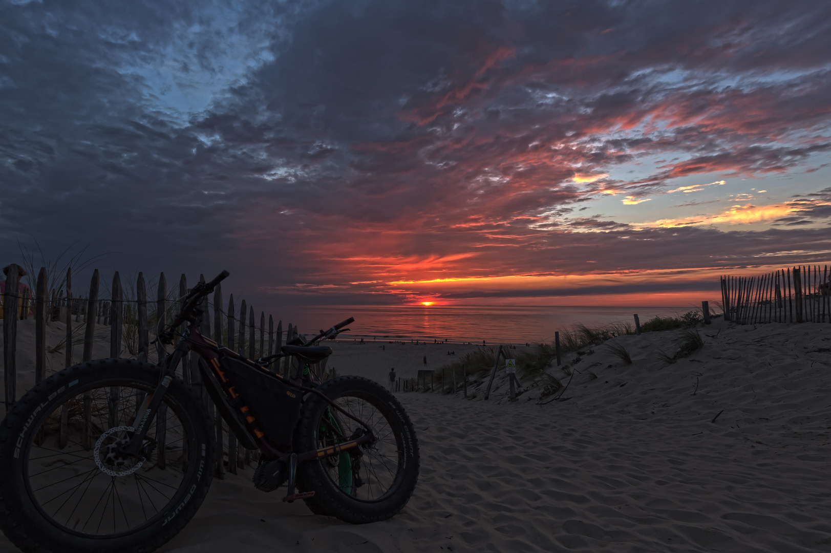 Strandbike Foto & Bild | landschaft, sonnenuntergänge, meer & strand ...
