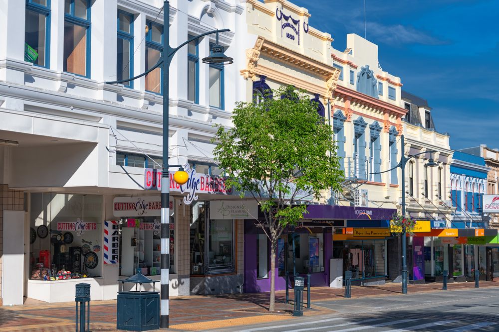 Straßenbild in Timaru (NZL) Foto & Bild | australia & oceania, new ...
