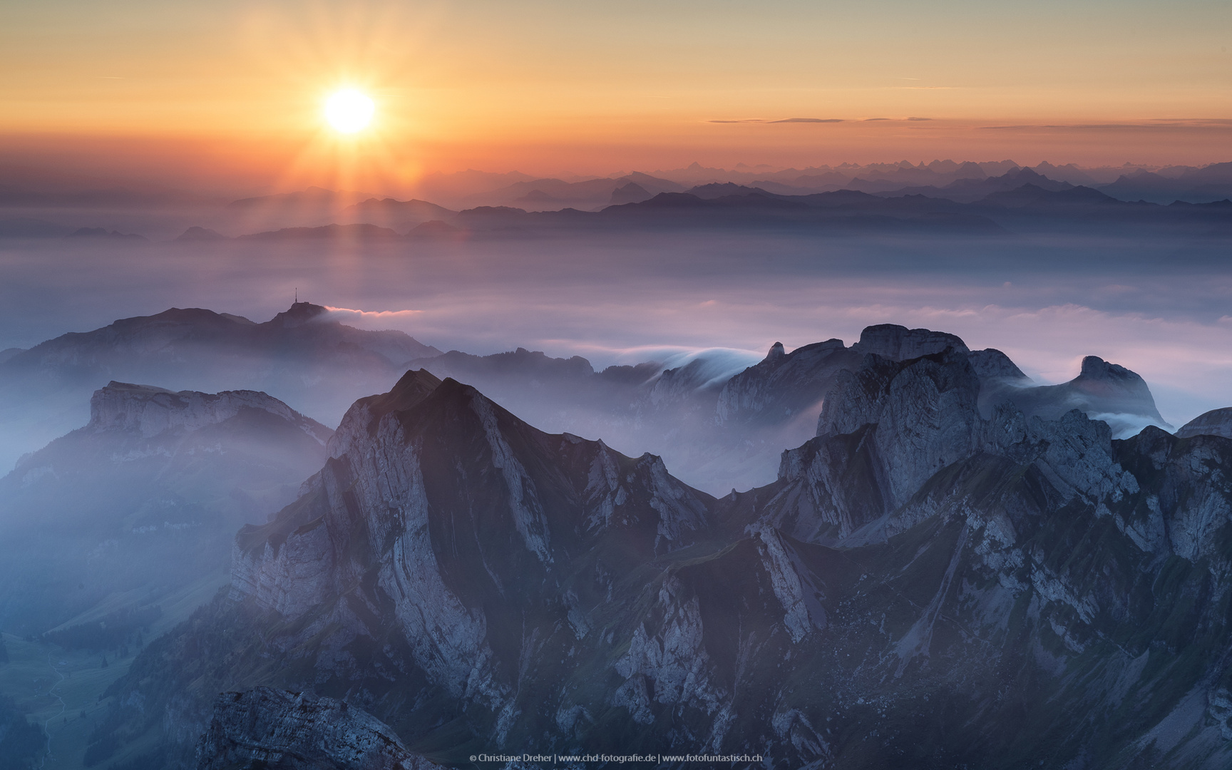 Sunrise Alpstein Foto & Bild | nikon, sommer, outdoor Bilder auf ...