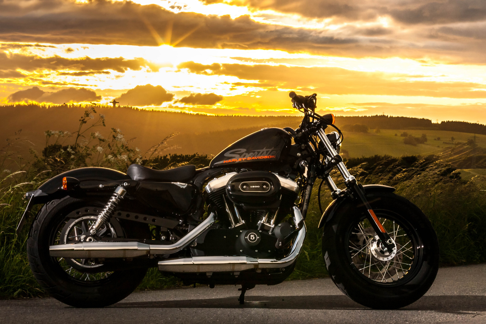 Sunset Bike Foto & Bild | autos & zweiräder, motorräder, harleys Bilder ...
