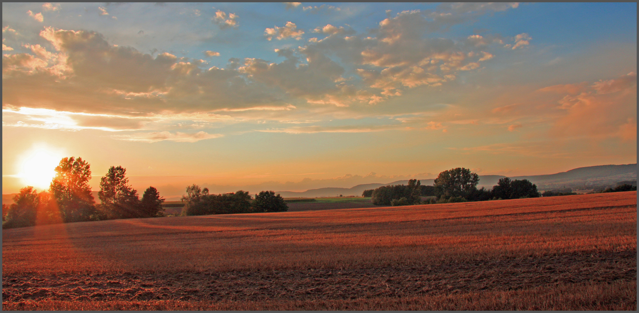 sunset Foto & Bild | landschaft, Äcker, felder & wiesen, himmel Bilder auf fotocommunity